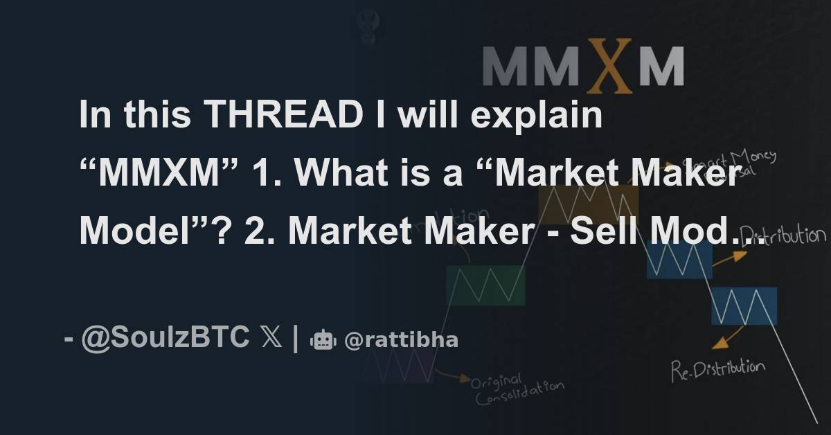 In this THREAD I will explain “MMXM” 1. What is a “Market Maker Model ...