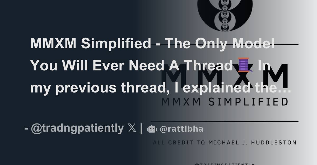 MMXM Simplified - The Only Model You Will Ever Need A Thread 🧵 ...