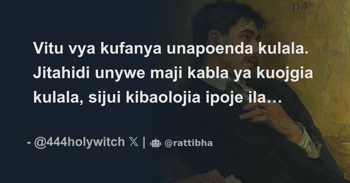 Vitu vya kufanya unapoenda kulala. Jitahidi unywe maji kabla ya kuojgia ...