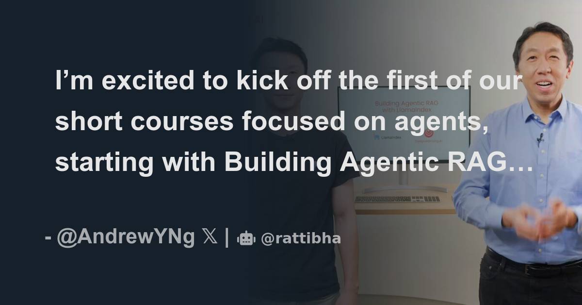 I’m excited to kick off the first of our short courses focused on ...