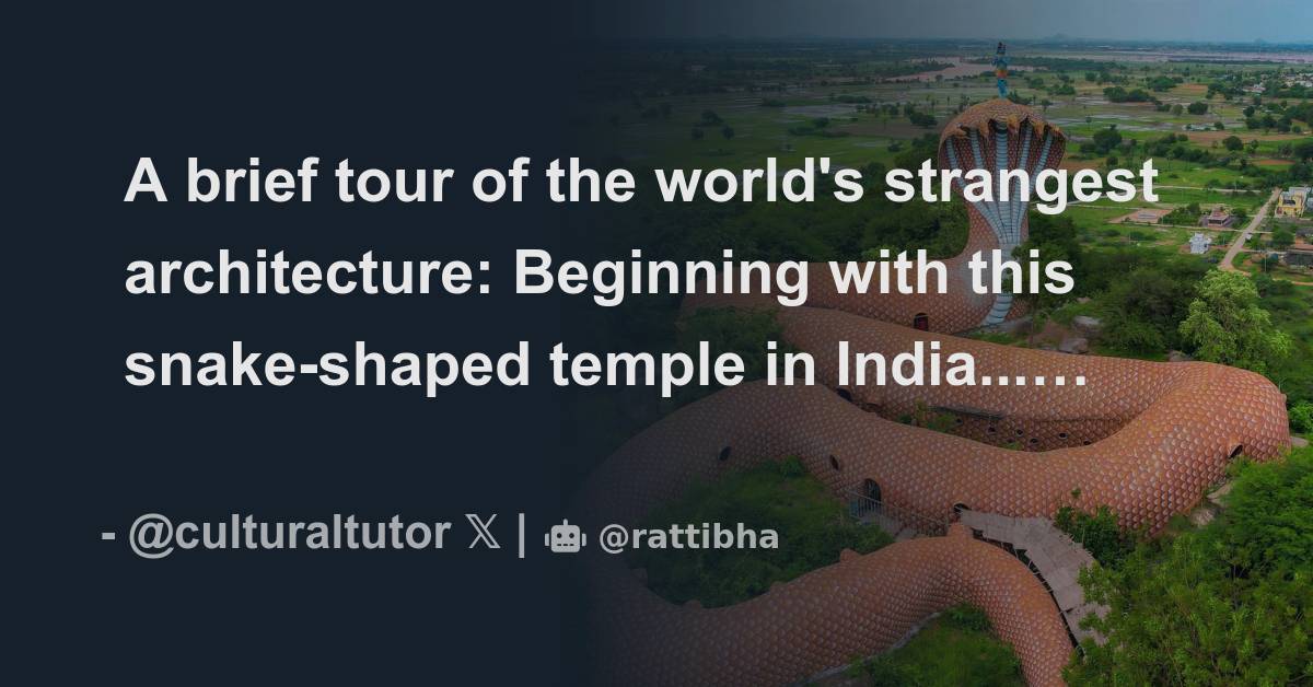 A brief tour of the world's strangest architecture: Beginning with this ...