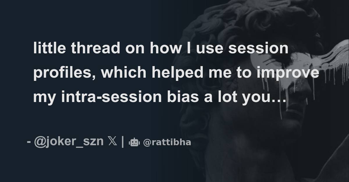little thread on how I use session profiles, which helped me to improve ...