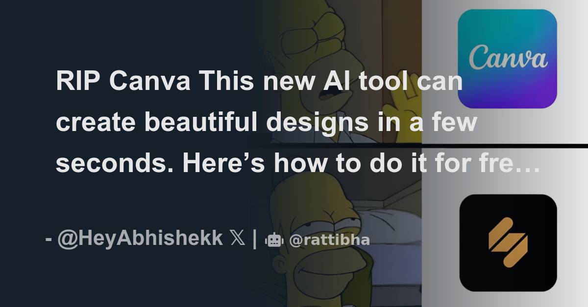 RIP Canva This new AI tool can create beautiful designs in a few ...