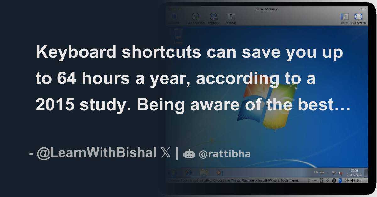 Keyboard shortcuts can save you up to 64 hours a year, according to a ...