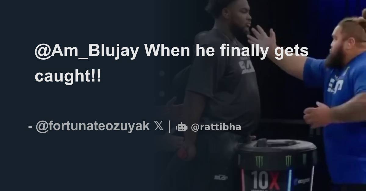@Am_Blujay When he finally gets caught!! - Thread from FORTUNATE_OFFICIAL 🧔🏽‍♂️ @fortunateozuyak ...