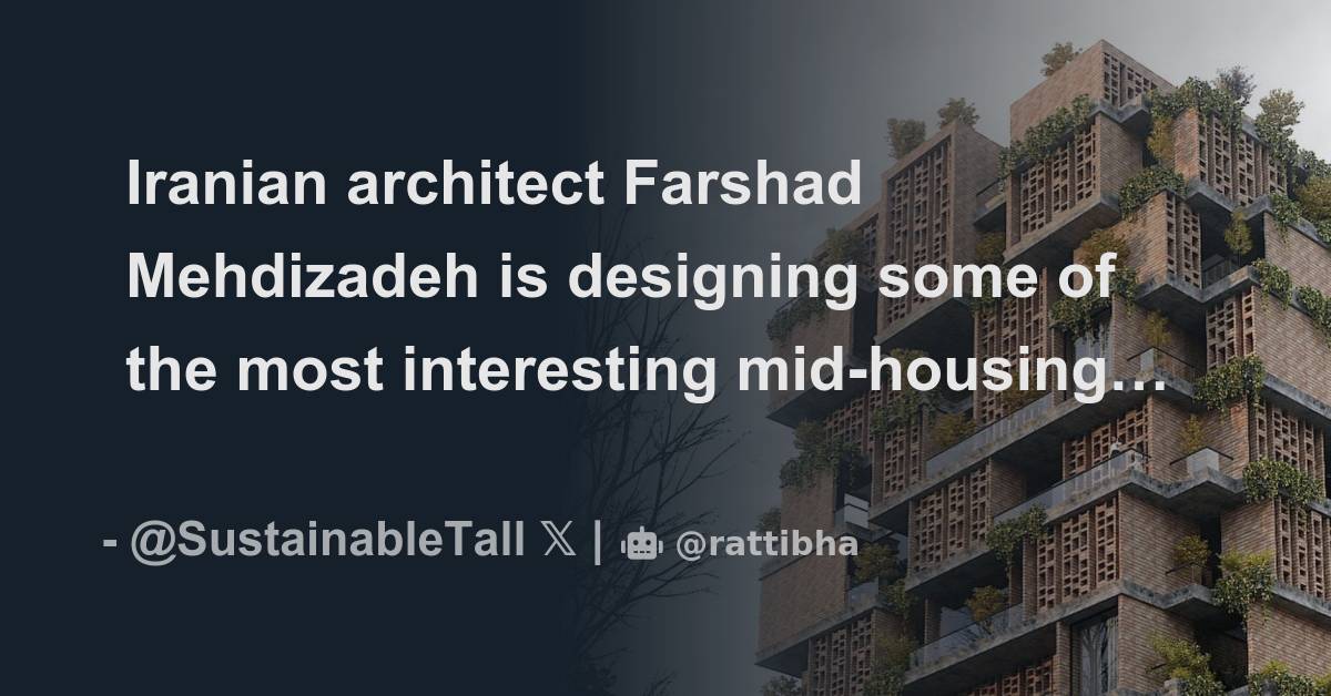Iranian architect Farshad Mehdizadeh is designing some of the most ...