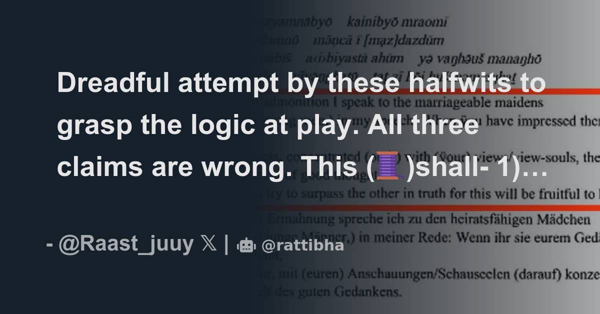 Dreadful attempt by these halfwits to grasp the logic at play. All three claims are wrong. This ...