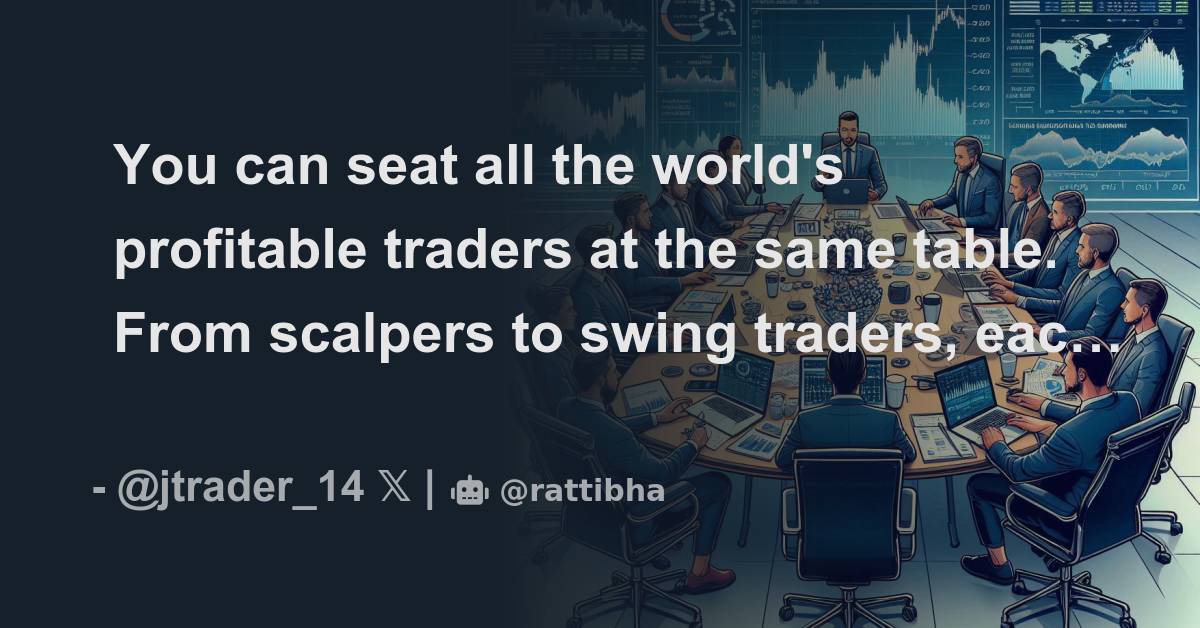 You can seat all the world's profitable traders at the same table. From ...