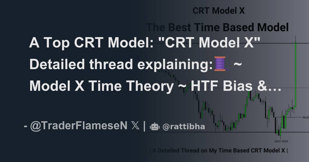 A Top CRT Model: "CRT Model X" Detailed thread explaining:🧵 ~ Model X ...