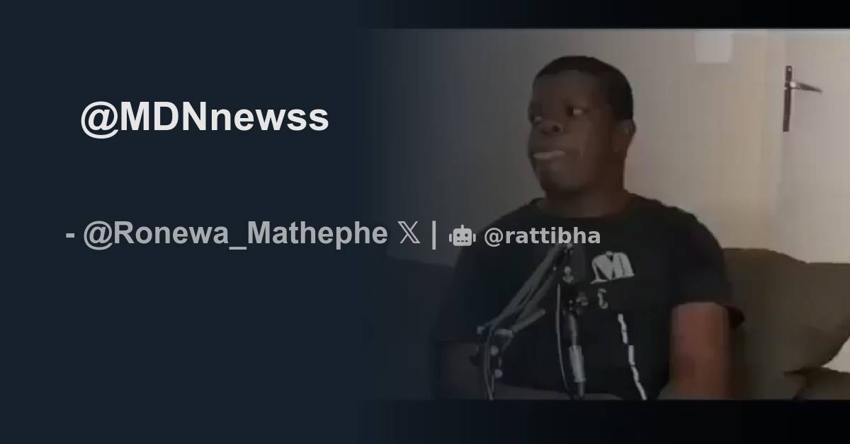 @MDNnewss - المسلسل من Roṋewa Mathephe @Ronewa_Mathephe - رتبها
