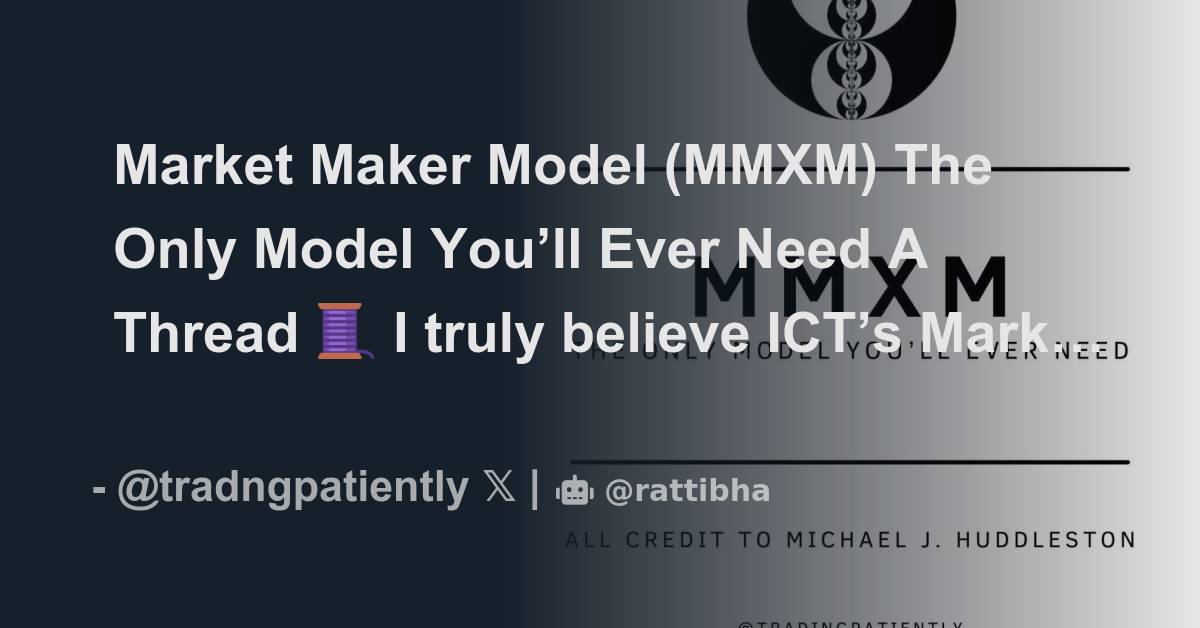 Market Maker Model (MMXM) The Only Model You’ll Ever Need A Thread 🧵 ...