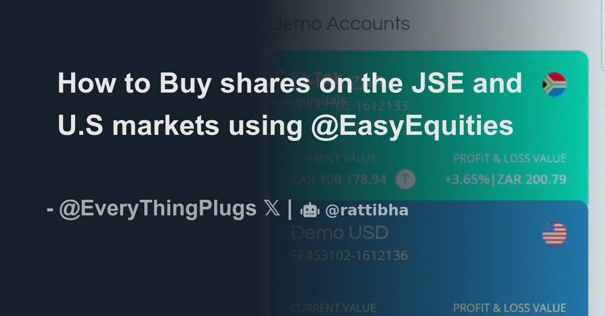 How to Buy shares on the JSE and U.S markets using @EasyEquities ...
