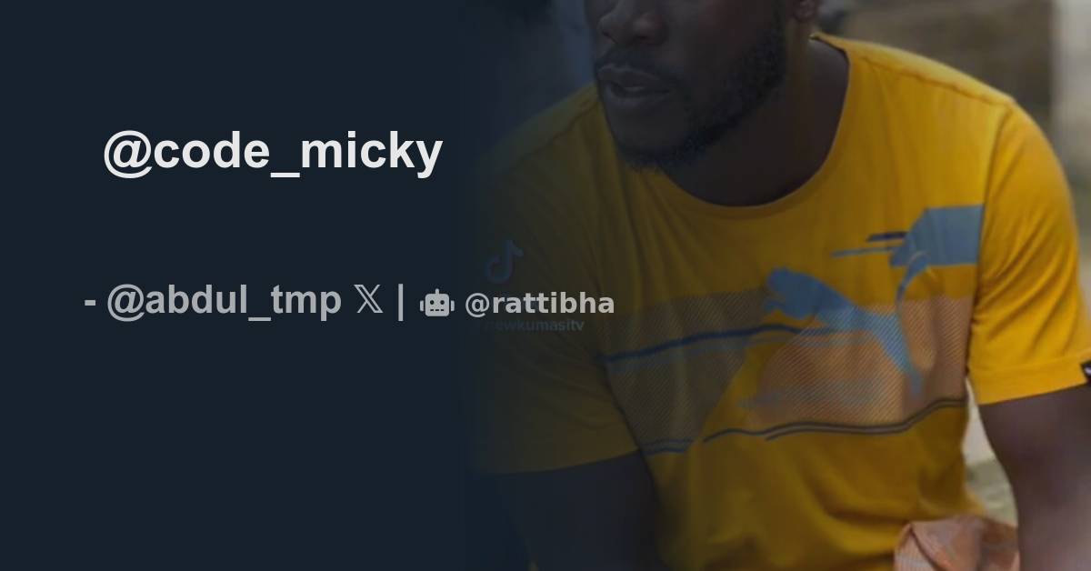 @code_micky - Thread from Nkwasia_ns3m Arena @abdul_tmp - Rattibha
