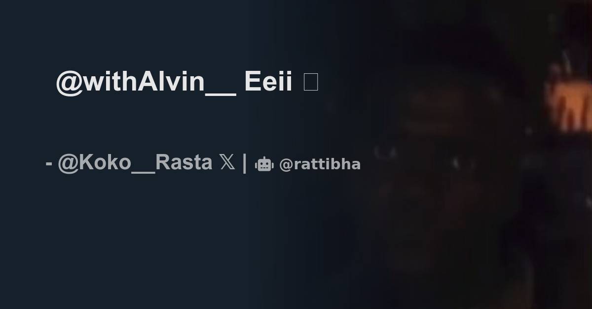 @withAlvin__ Eeii 🫣 - Thread from Ahiafuo TIPSTER @Koko__Rasta - Rattibha