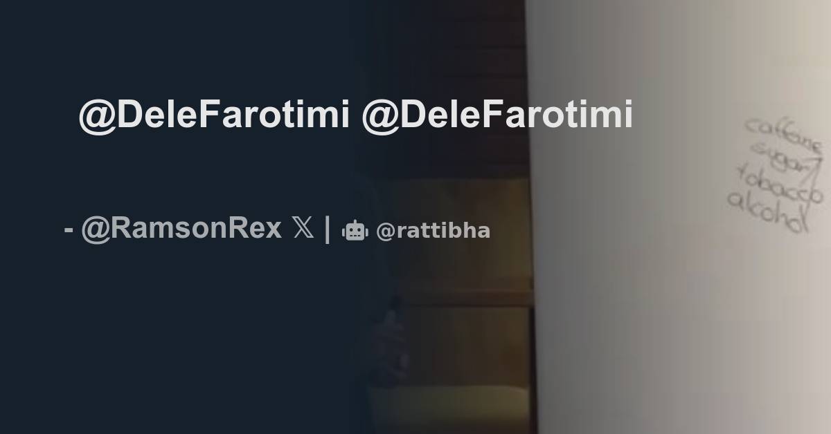 @DeleFarotimi - المسلسل من Boldmind @RamsonRex - رتبها