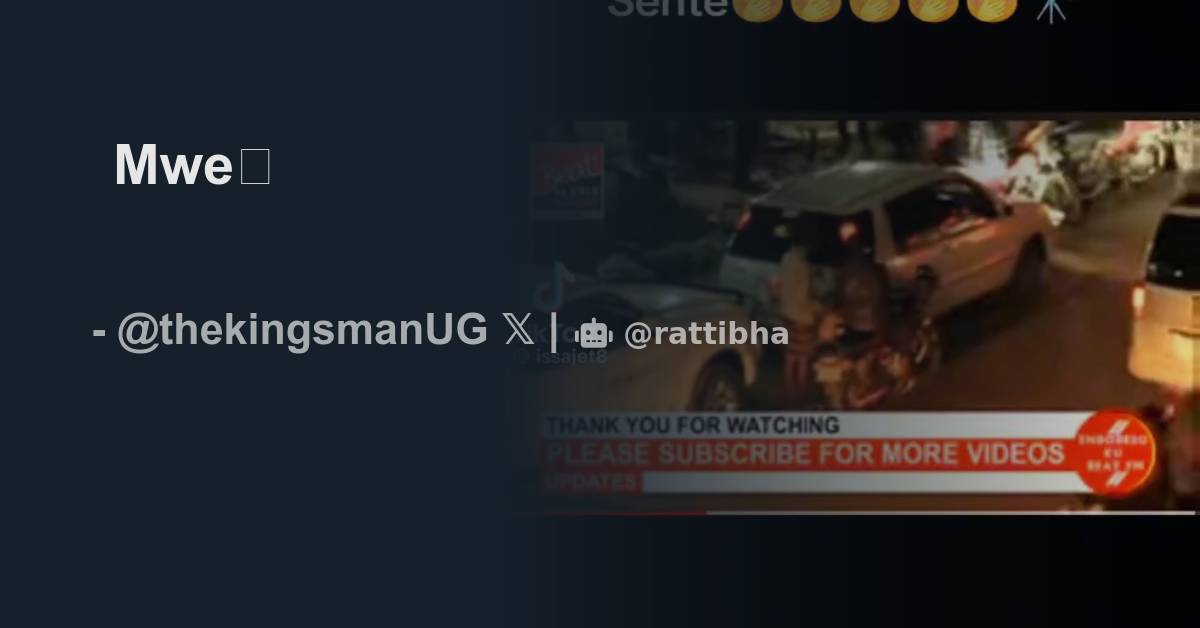 Mwe🫢 - المسلسل من Dóuglas Fir🗽 @thekingsmanUG - رتبها