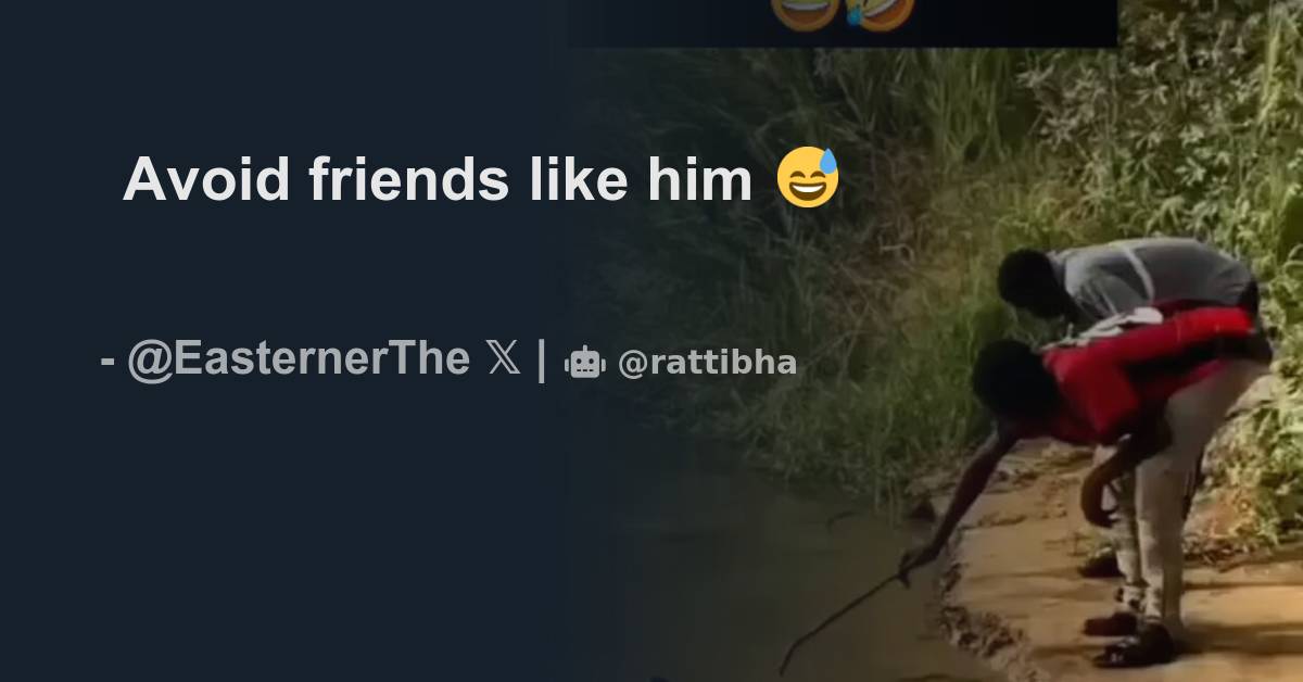 Avoid friends like him 😅 - Thread from Eto'o Joel 🇺🇬 @EasternerThe - Rattibha
