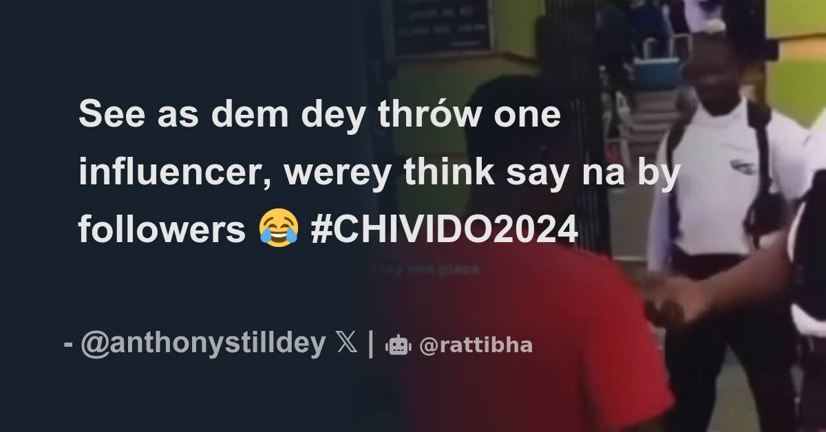 See as dem dey thrów one influencer, werey think say na by followers 😂 ...