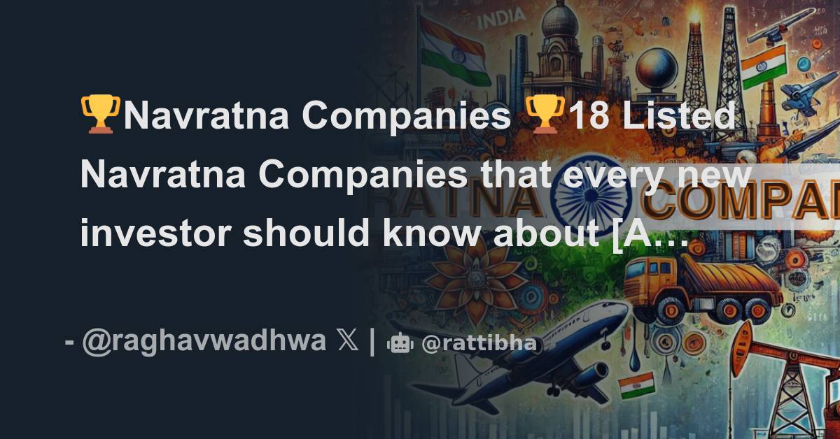 🏆Navratna Companies 🏆18 Listed Navratna Companies that every new ...