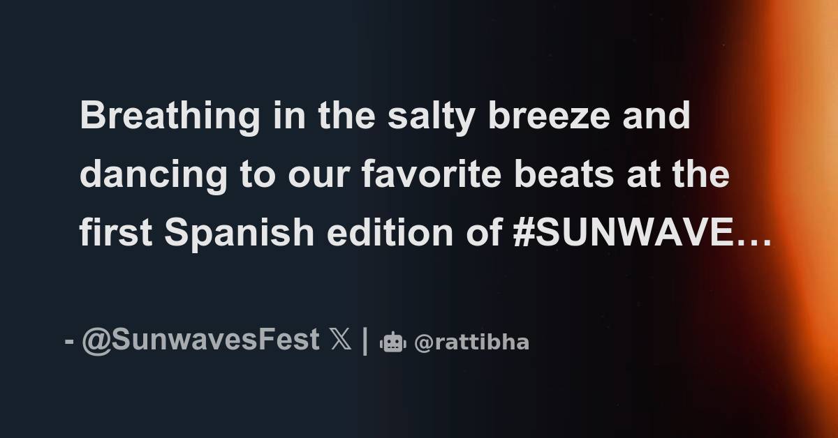 Breathing in the salty breeze and dancing to our favorite beats at the ...