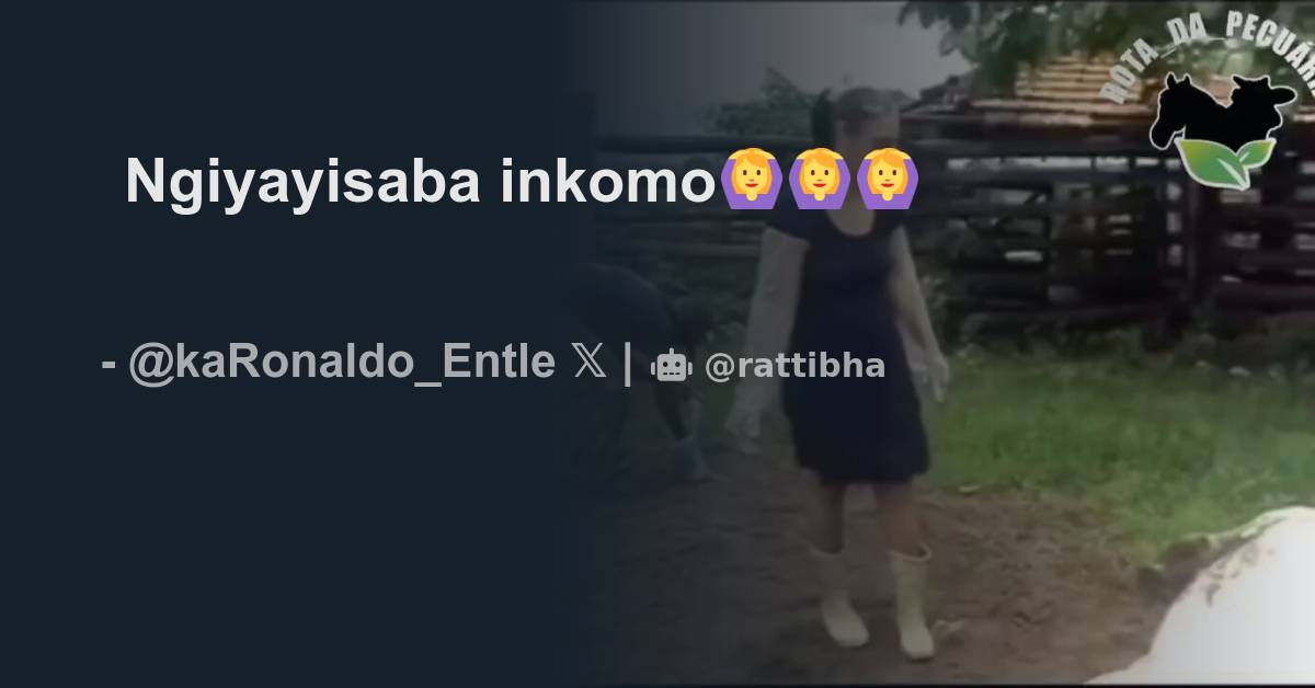 Ngiyayisaba inkomo🙆‍♀️🙆‍♀️🙆‍♀️ - Thread from 🇵🇹🇿🇦 Mbali KaRonaldo𓃵 ️🇿🇦 ...