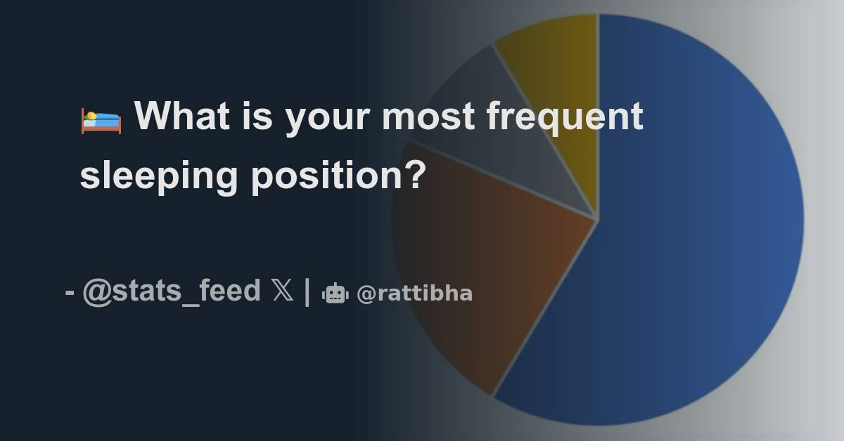 🛌 What is your most frequent sleeping position? - Thread from World of ...