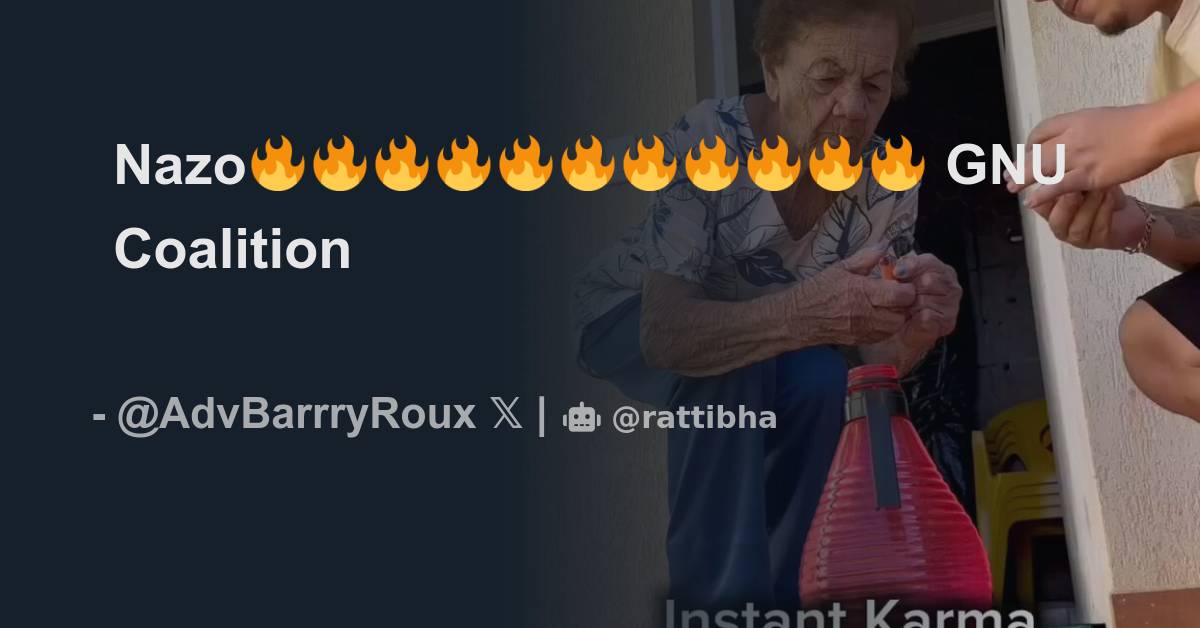 Nazo🔥🔥🔥🔥🔥🔥🔥🔥🔥🔥🔥 GNU Coalition - المسلسل من Man's Not Barry Roux ...