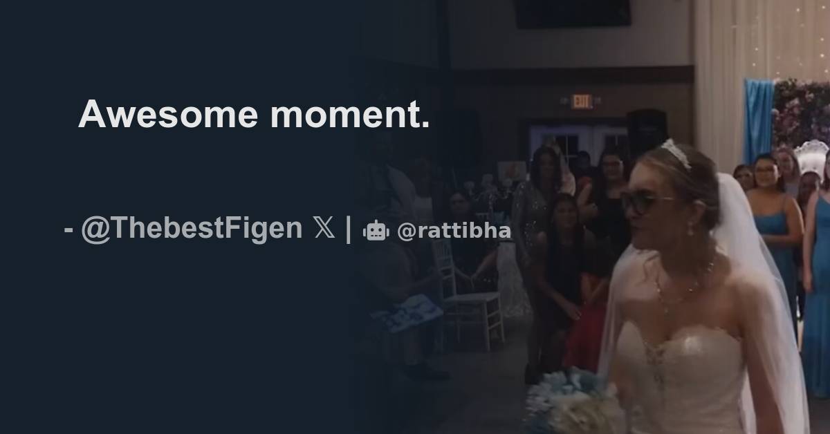 Awesome moment. - Thread from The Best @ThebestFigen - Rattibha
