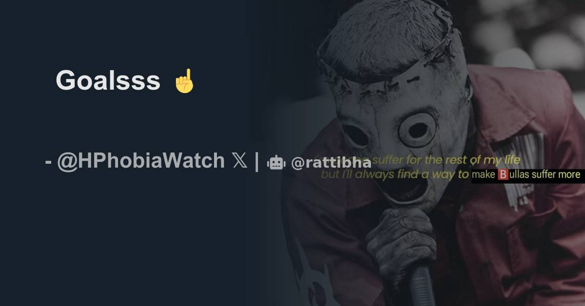 Goalsss ☝️ - المسلسل من Hindutva Knight @HPhobiaWatch - رتبها