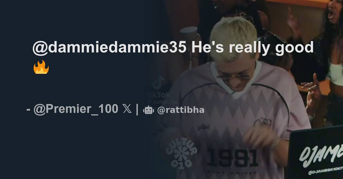 @dammiedammie35 He's really good 🔥 - تحميل صورة الموضوع من Premier💯 @Premier_100 - رتبها
