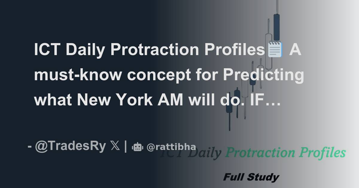 ICT Daily Protraction Profiles🗒️ A must-know concept for Predicting ...