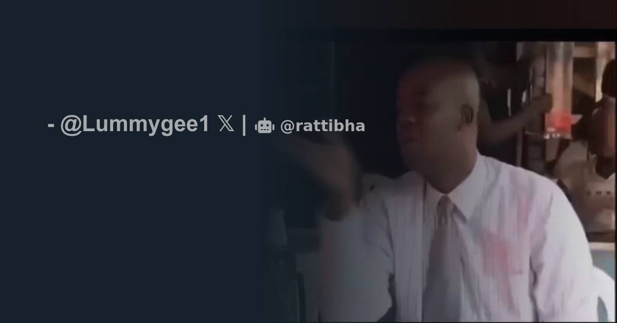 - Thread from Big Lummy☔️ @Lummygee1 - Rattibha