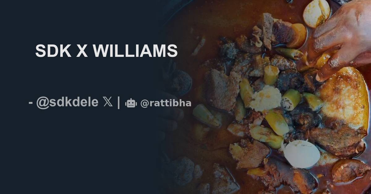 SDK X WILLIAMS - المسلسل من SDK @sdkdele - رتبها