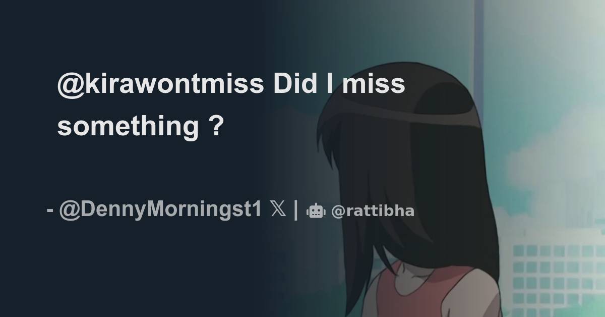 @kirawontmiss Did I miss something ? - المسلسل من Morningstar 🏴󠁧󠁢󠁷󠁬󠁳󠁿 ...