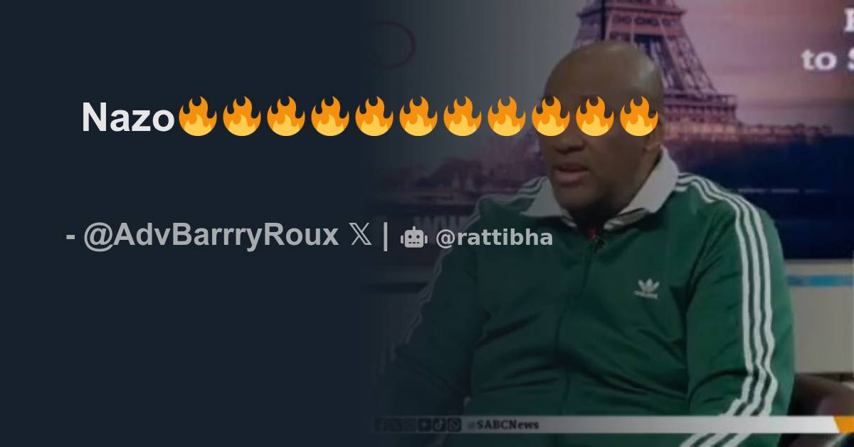 Nazo🔥🔥🔥🔥🔥🔥🔥🔥🔥🔥🔥 - المسلسل من Man's Not Barry Roux @AdvBarrryRoux - رتبها