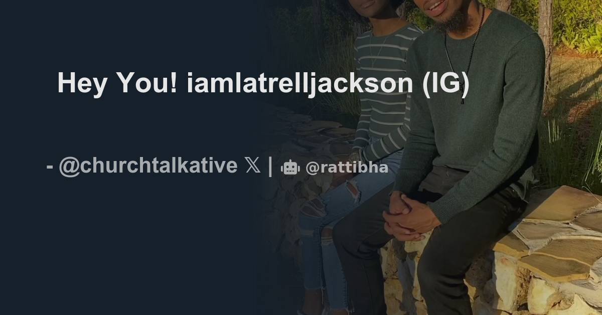 Hey You! - Thread from Talk Church @churchtalkative - Rattibha