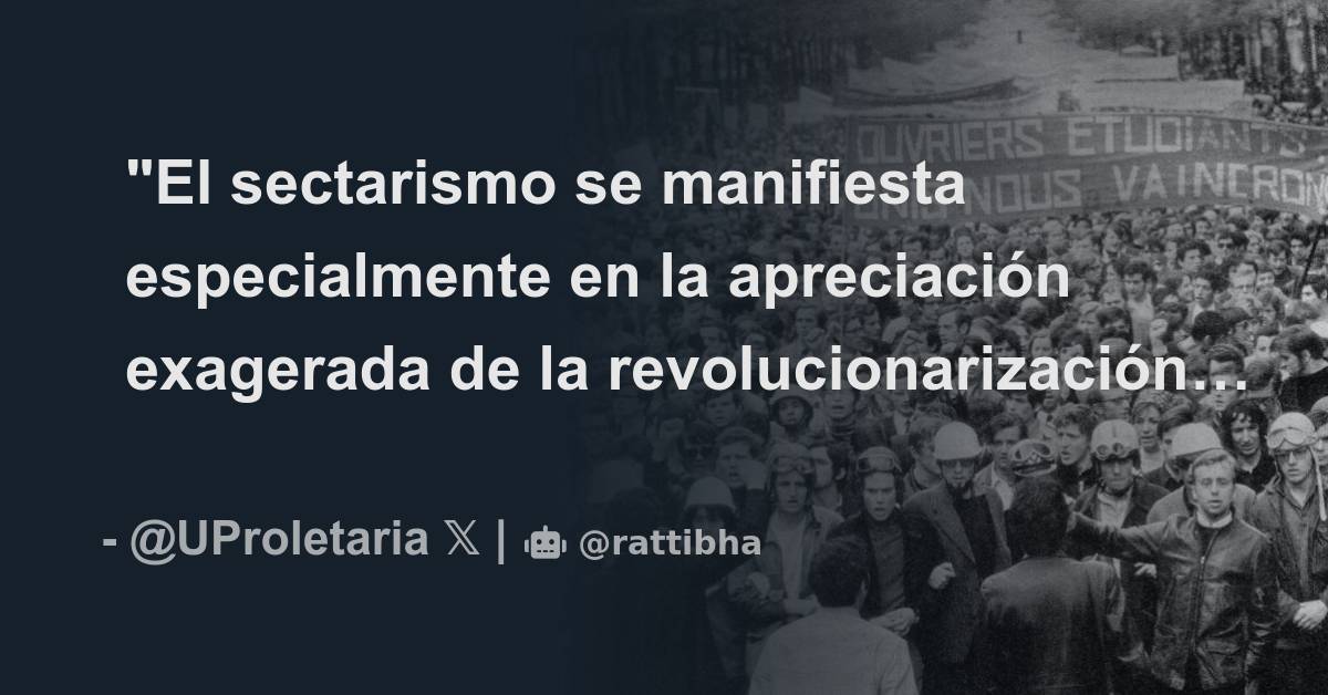 El Sectarismo Se Manifiesta Especialmente En La Apreciación Exagerada