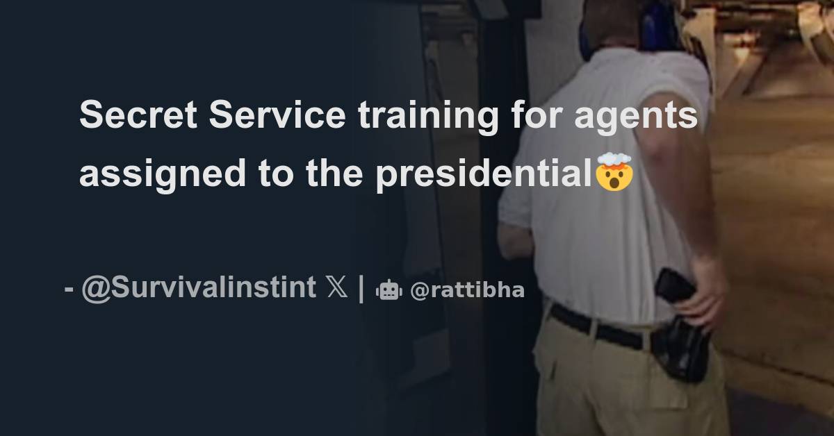 Secret Service training for agents assigned to the presidential🤯 ...