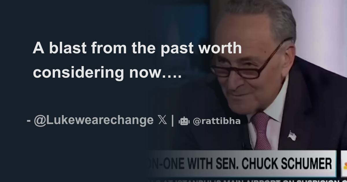 A blast from the past worth considering now…. - المسلسل من Luke ...