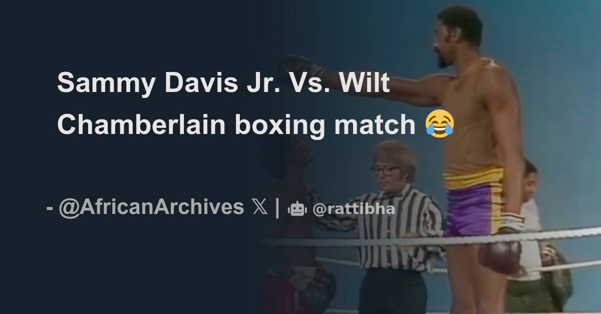 Sammy Davis Jr. Vs. Wilt Chamberlain boxing match 😂 - المسلسل من ...