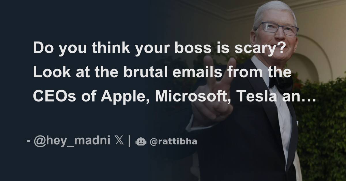 Do you think your boss is scary? Look at the brutal emails from the ...