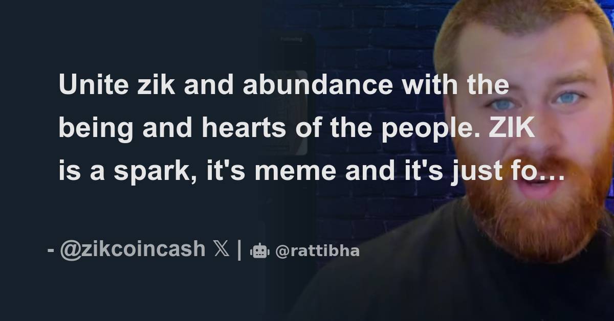 Unite zik and abundance with the being and hearts of the people. ZIK is ...