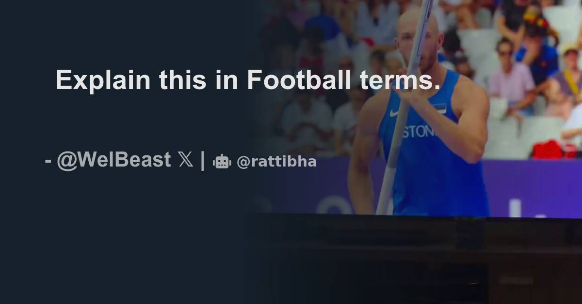Explain this in Football terms. - Download Tweet Image from WelBeast ...