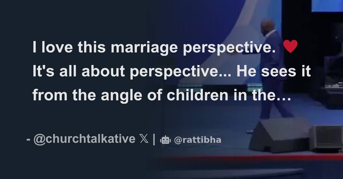 I love this marriage perspective. ♥️ - Thread from Talk Church ...