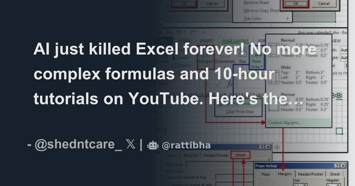 AI just killed Excel forever! No more complex formulas and 10-hour ...