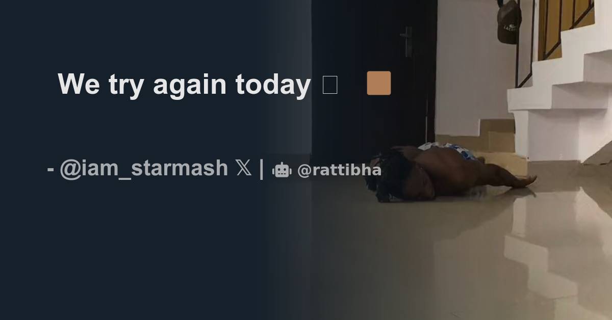 We try again today 🫴🏾 - Thread from TEMS’ BOYFRIEND ⚡️ @iam_starmash ...