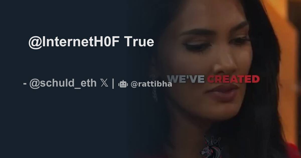 @InternetH0F True - Thread from Daily Dose of X @schuld_eth - Rattibha