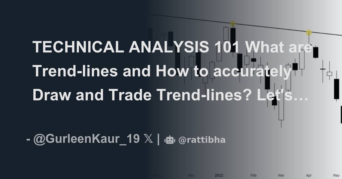 TECHNICAL ANALYSIS 101 What are Trend-lines and How to accurately Draw and Trade Trend-lines ...
