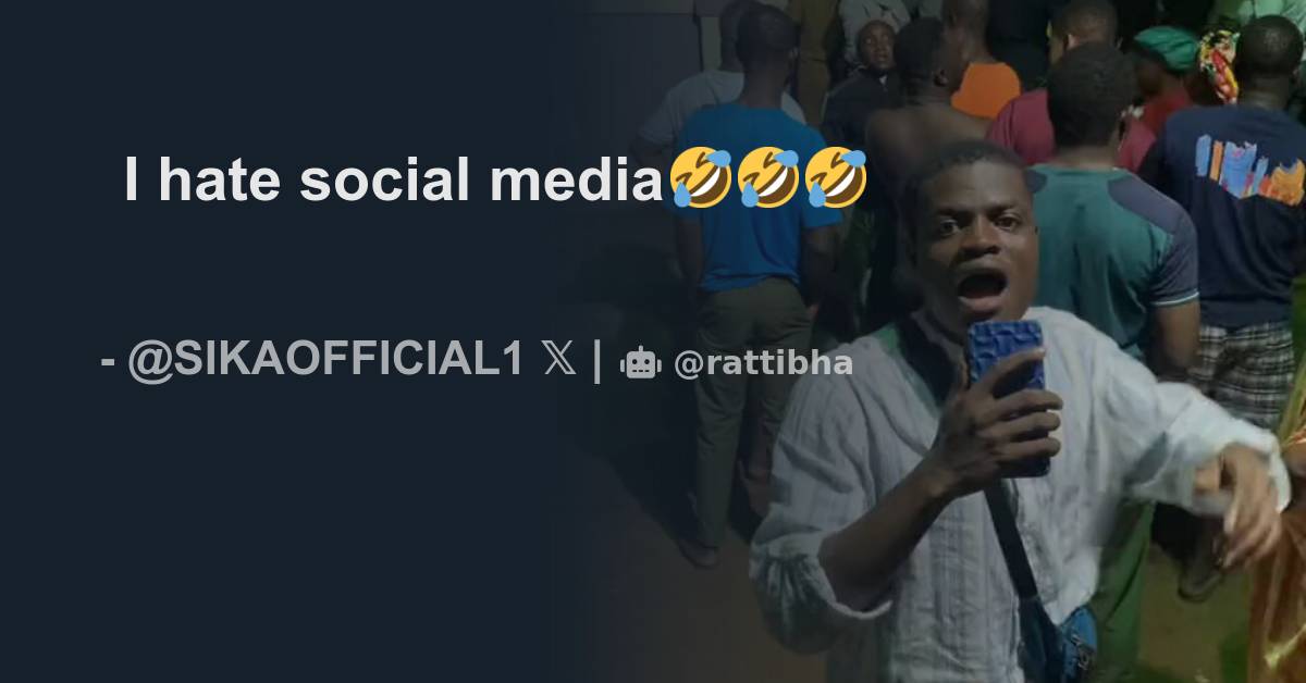 I hate social media🤣🤣🤣 - المسلسل من SIKAOFFICIAL🦍 @SIKAOFFICIAL1 - رتبها