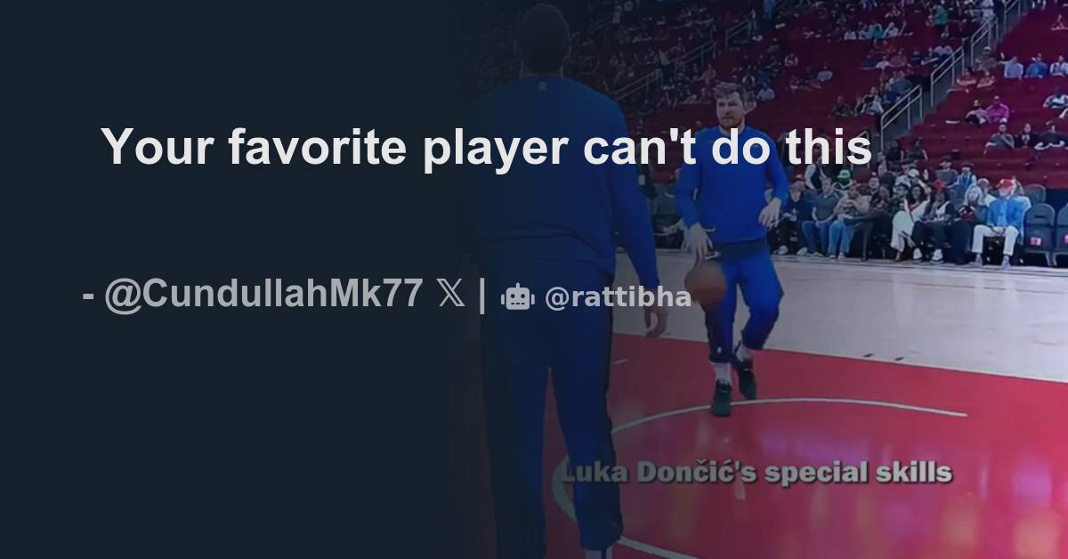 Your favorite player can't do this - المسلسل من mk77 🔻 @CundullahMk77 ...